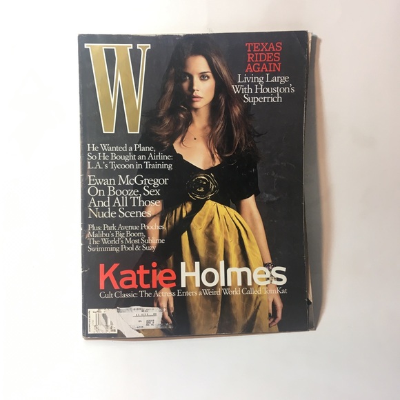 Other | Vintage W Magazine August 205 Katie Holmes Crazy In Love | Poshmark